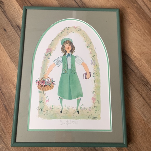 P Buckley Moss | Art | P Buckley Moss Art Our Girl Scout Framed Moss ...